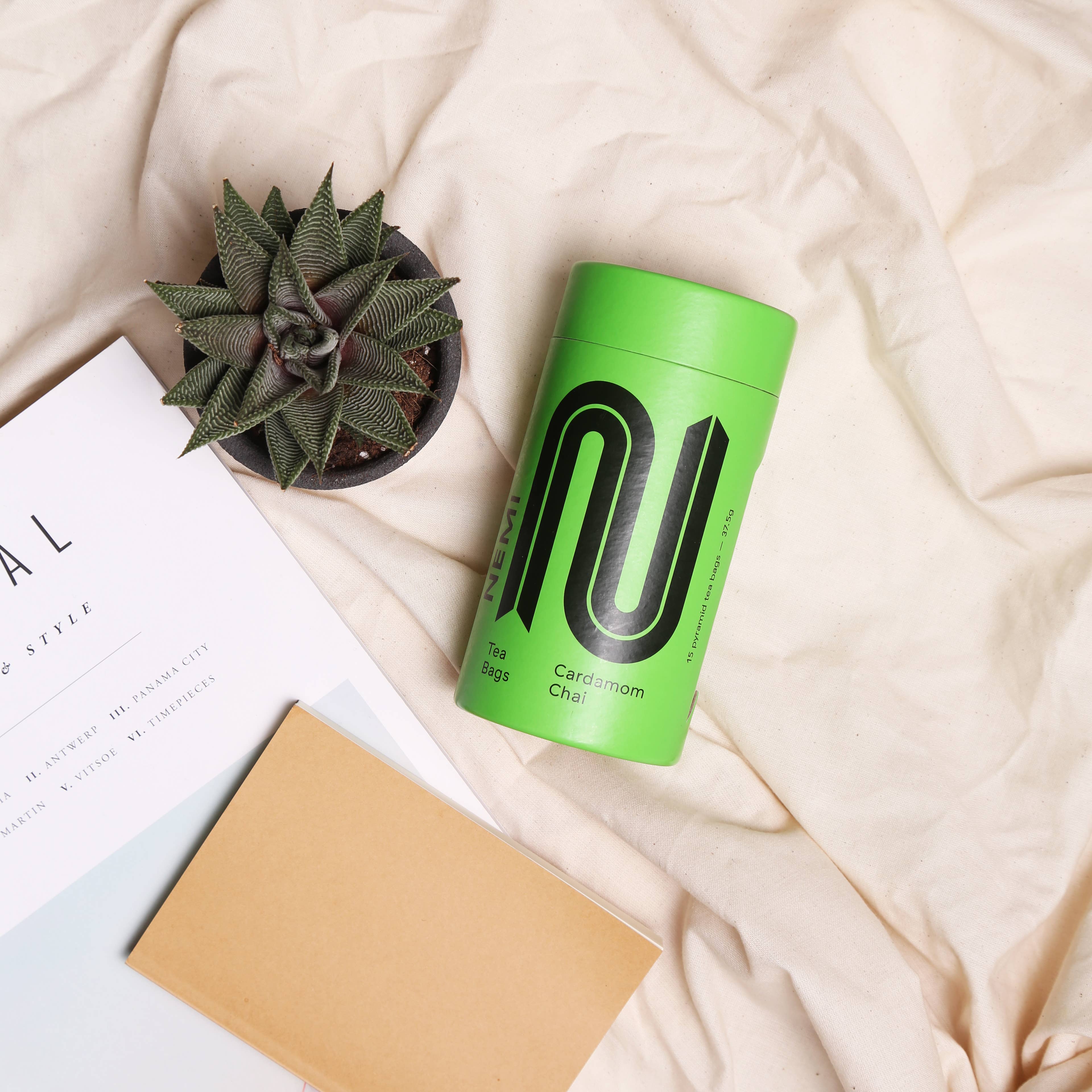 NEMI Teas - Cardamom Chai 15 Teabags | WORKSHOP PGH