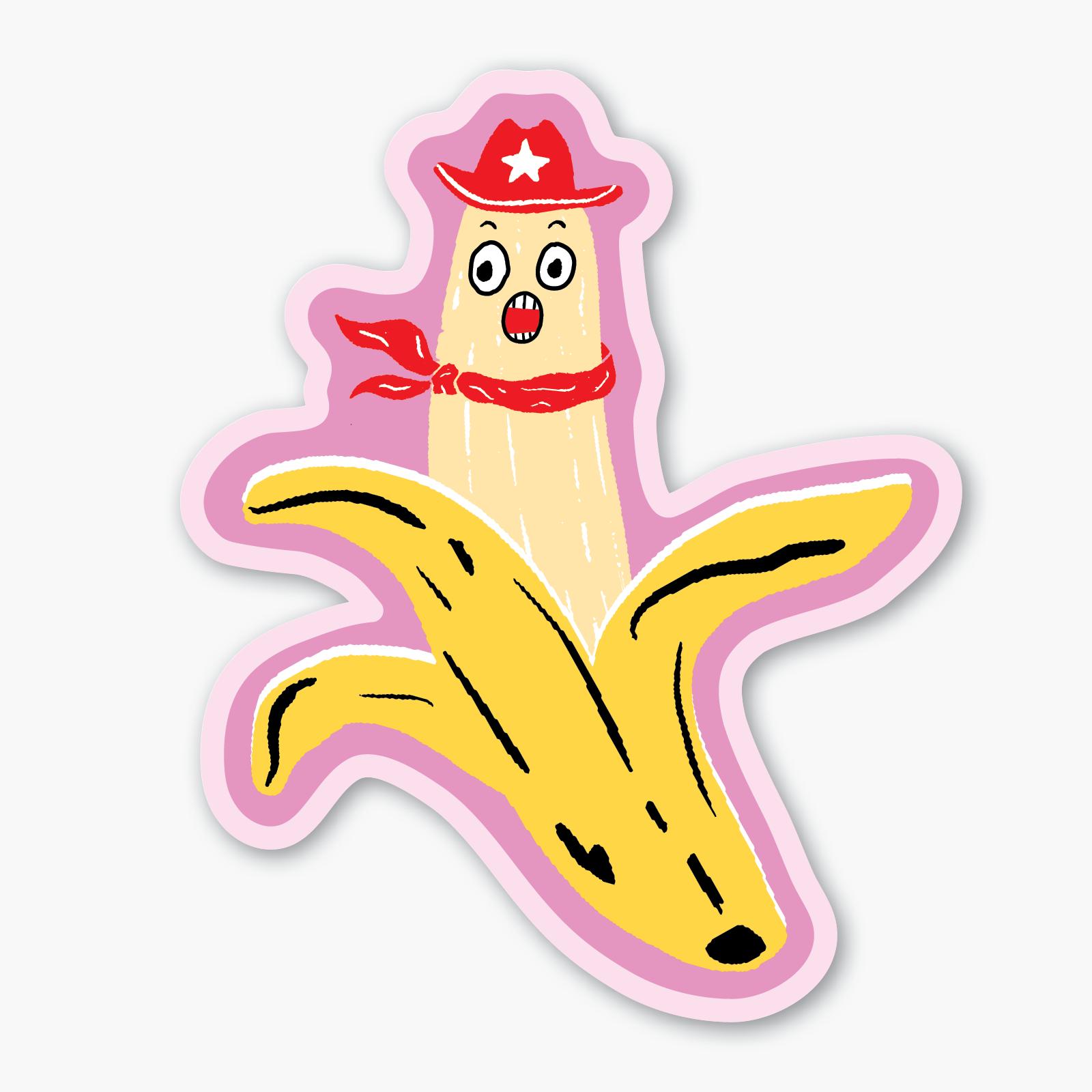 Party of One - Banana Sticker | WORKSHOP PGH