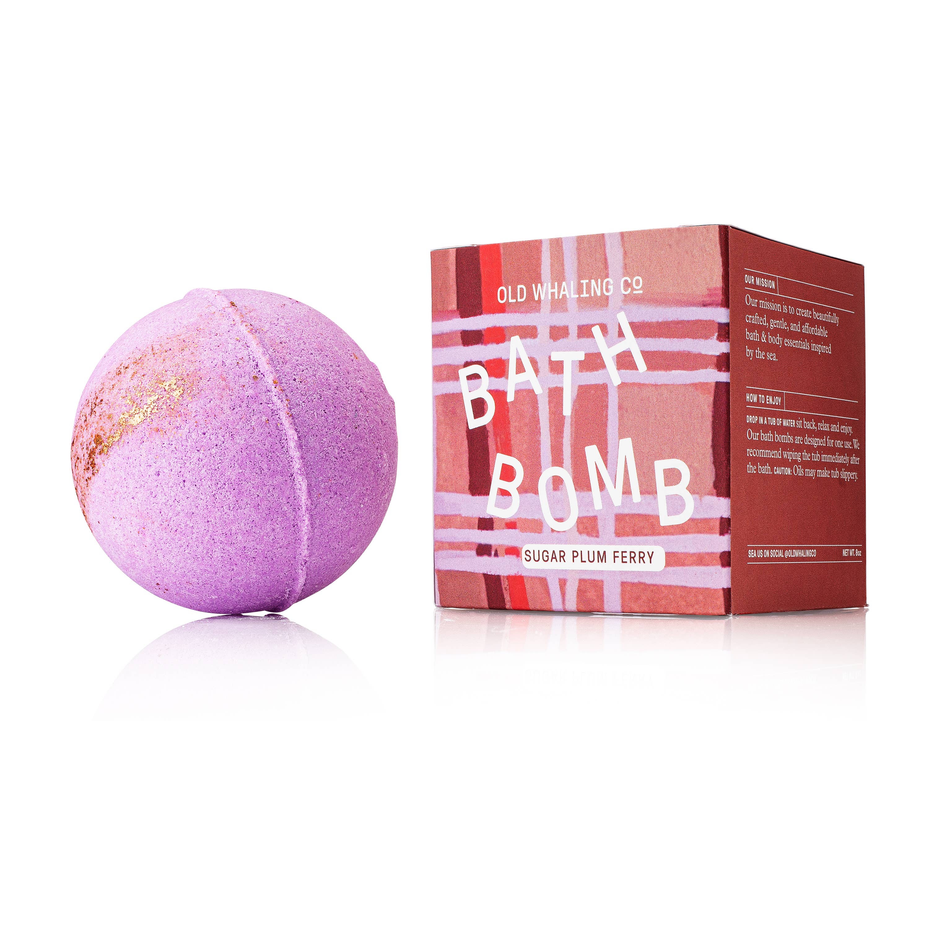 Old Whaling Company - Sugar Plum Ferry Bath Bomb | WORKSHOP PGH