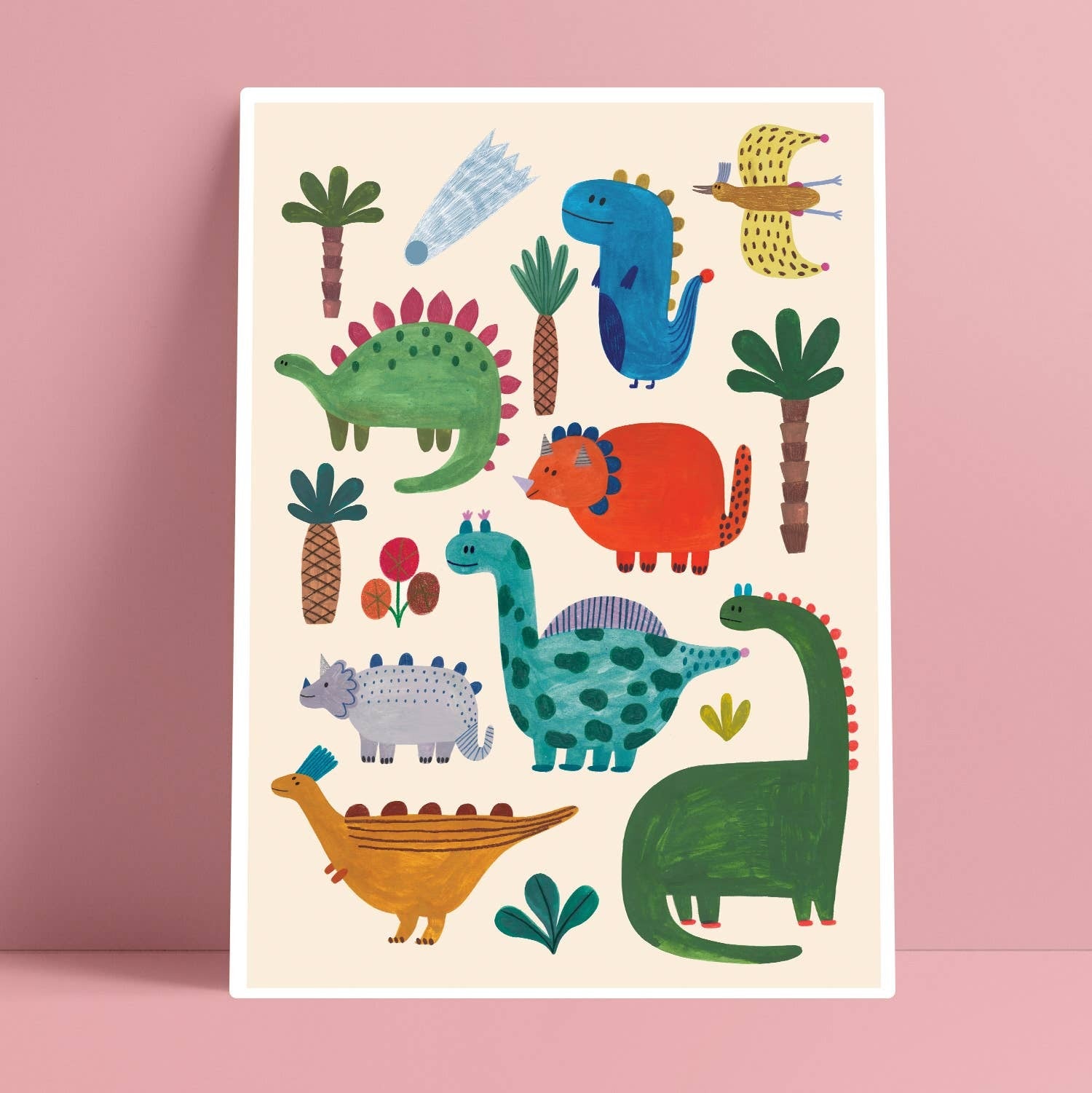 Daria Solak Illustrations - DINOS print | WORKSHOP PGH