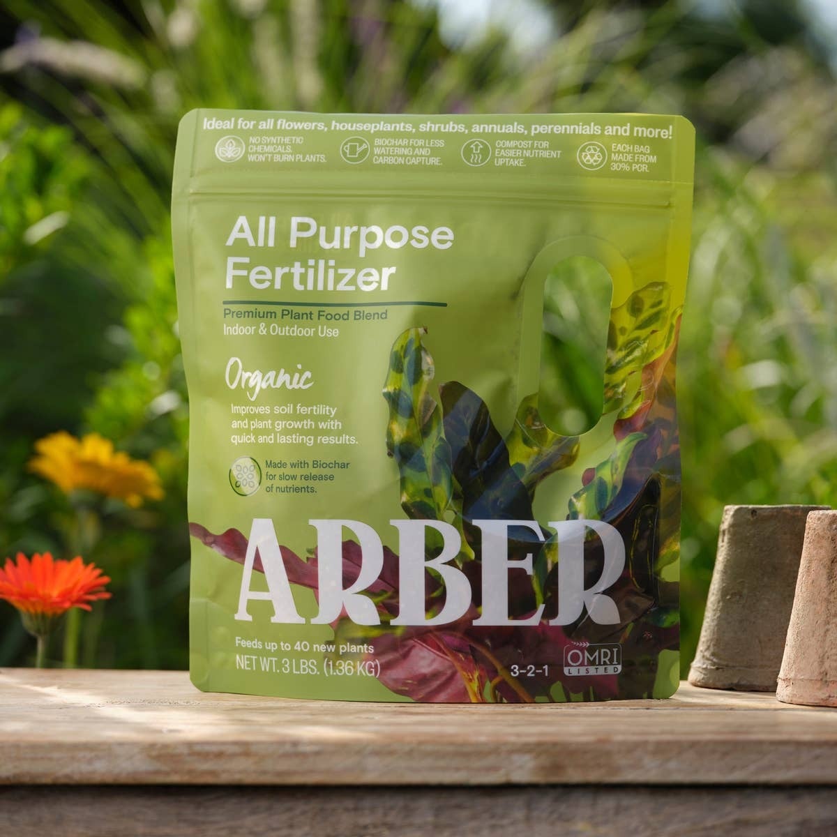 Arber - Organic All Purpose Fertilizer 3lb | WORKSHOP PGH