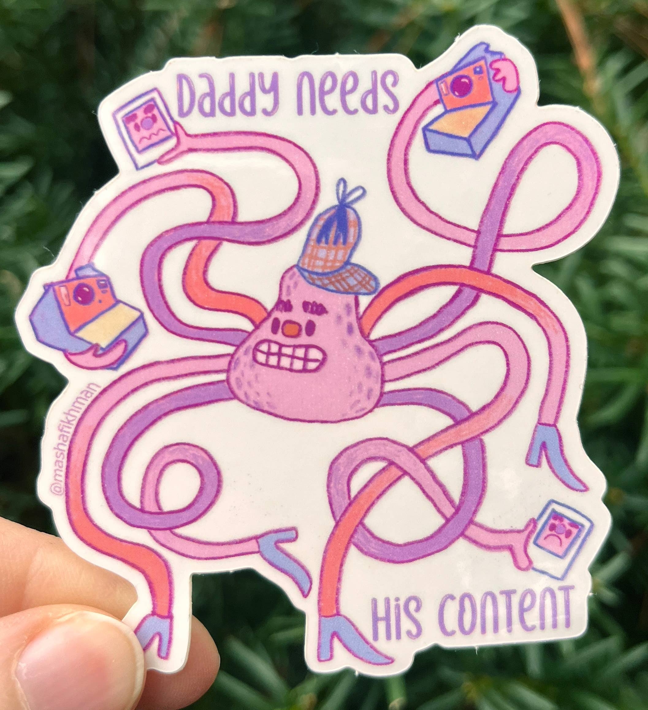 Masha Fikhman Art - Daddy Long Legs Sticker | WORKSHOP PGH