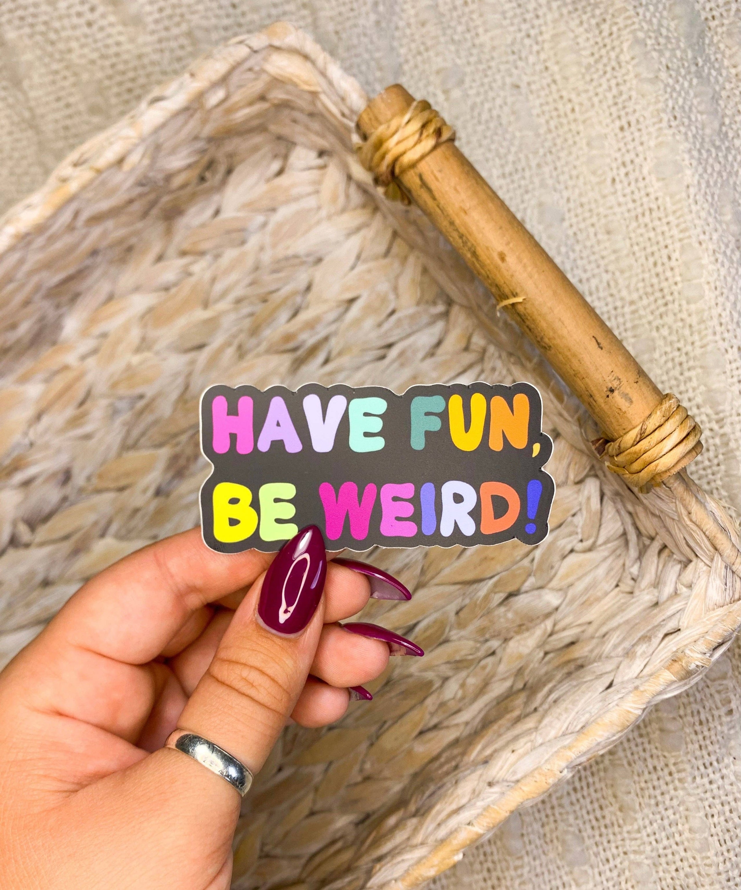liadelyonart - Fun Motivational Quote Water Bottle Sticker, Laptop ...