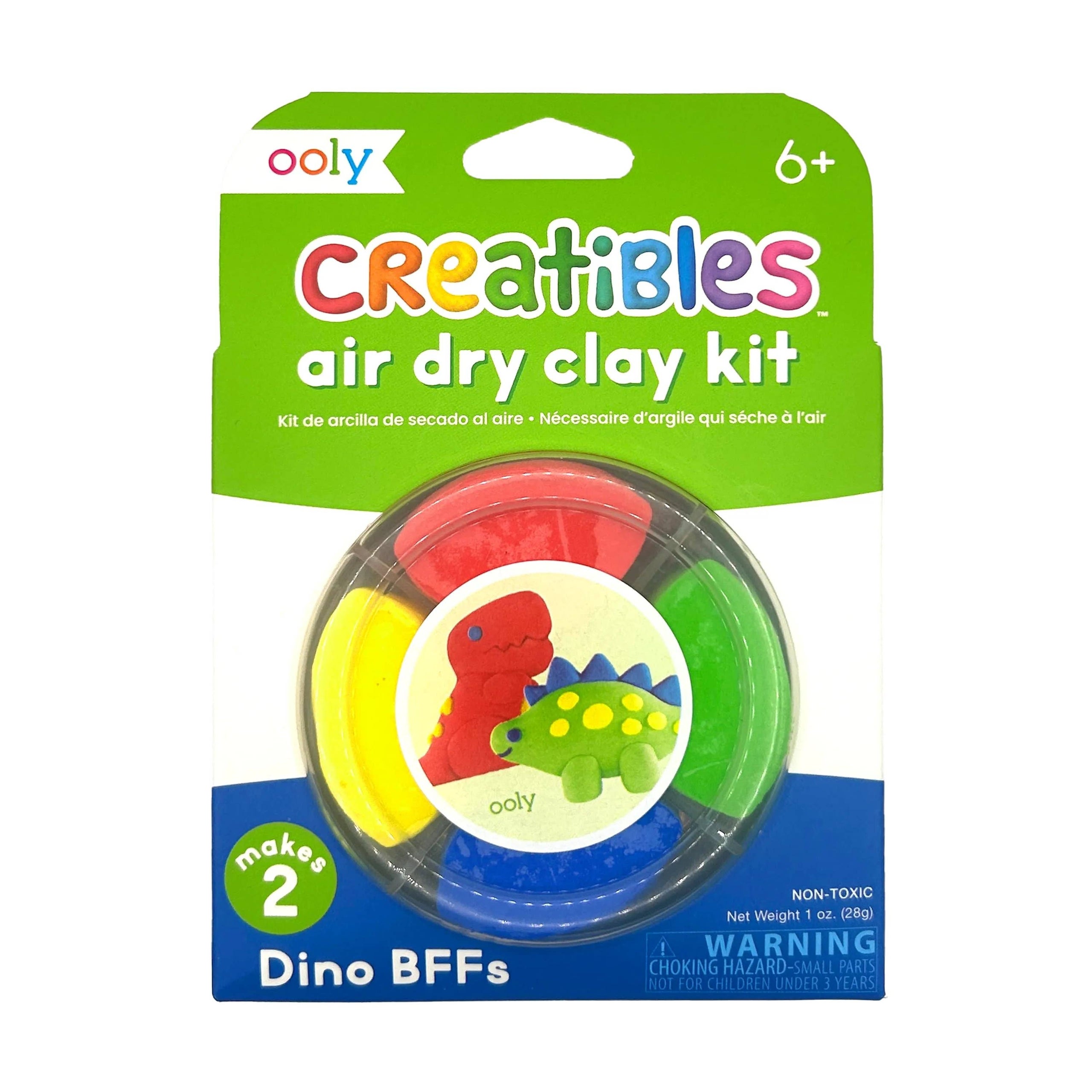 OOLY Creatibles D I Y Air Dry Clay Kit Dino BFFs Set Of 4 ooly-creatibles-d-i-y-air-dry-clay-kit-dino-bffs-set-of-4