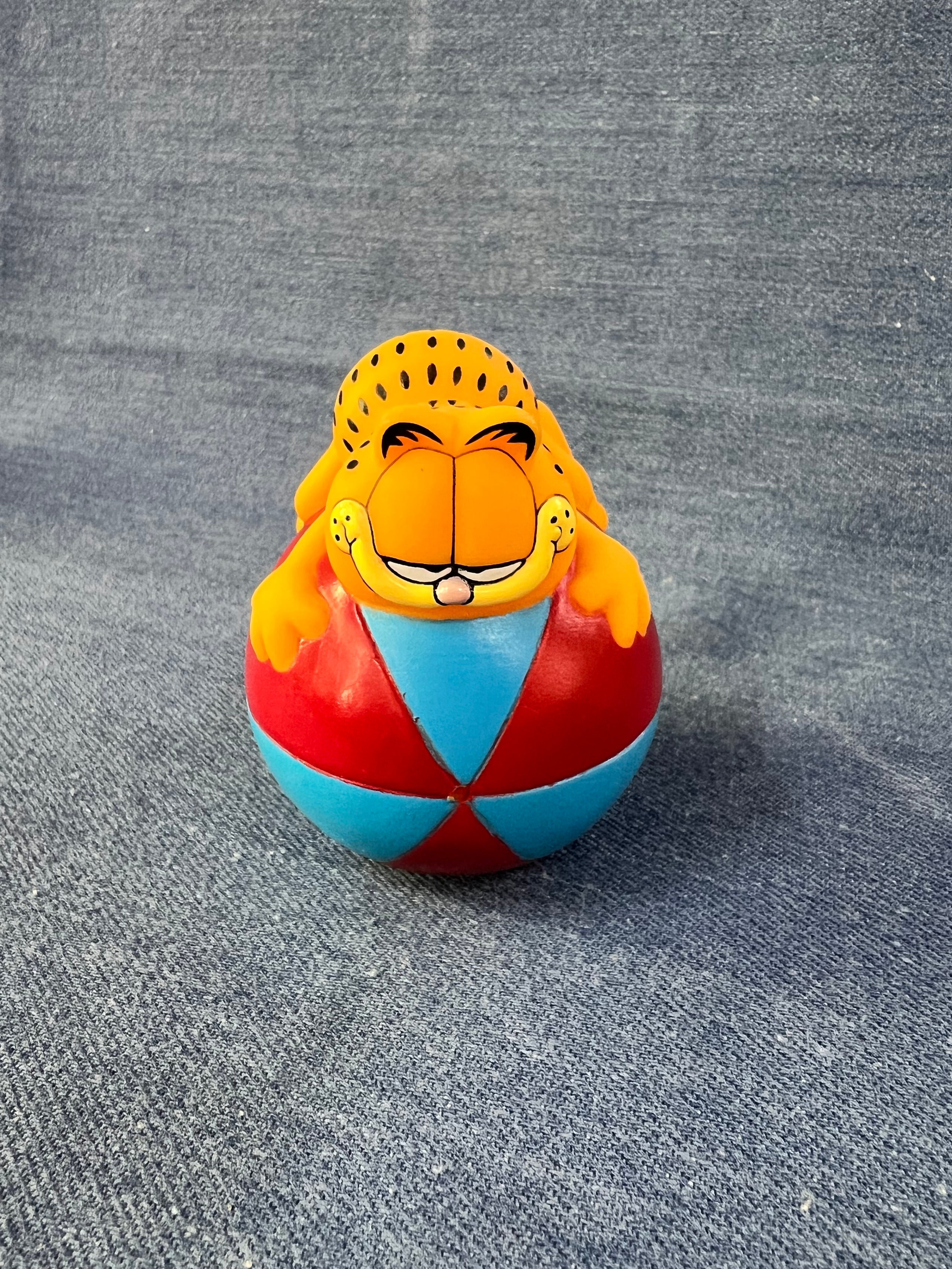 Vintage Garfield Rubber Ball Mini Figure | WORKSHOP PGH