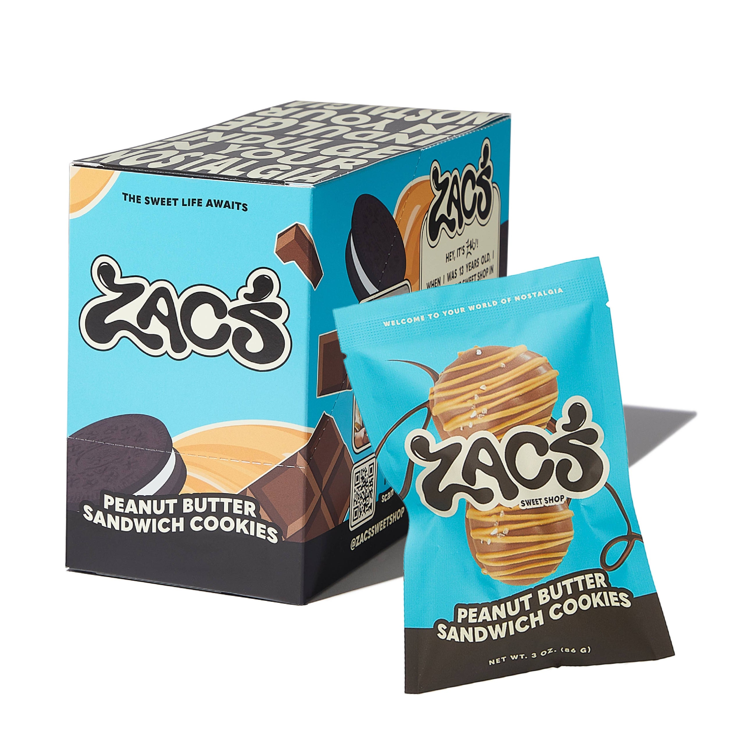 Zac's Sweet Shop - Peanut Butter Sandwich Cookies | WORKSHOP PGH