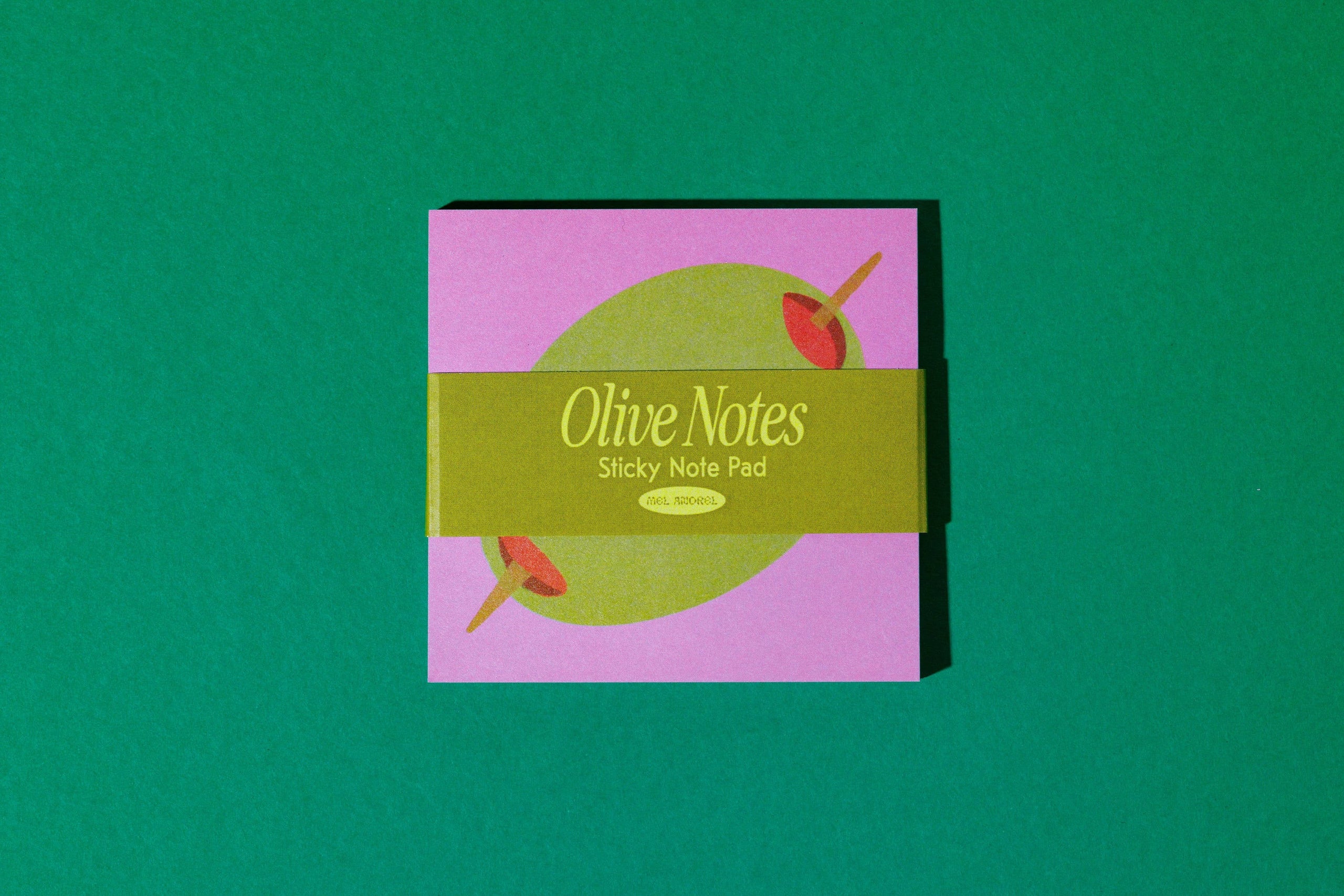 Mel Andrel - Olive Sticky Notes | WORKSHOP PGH
